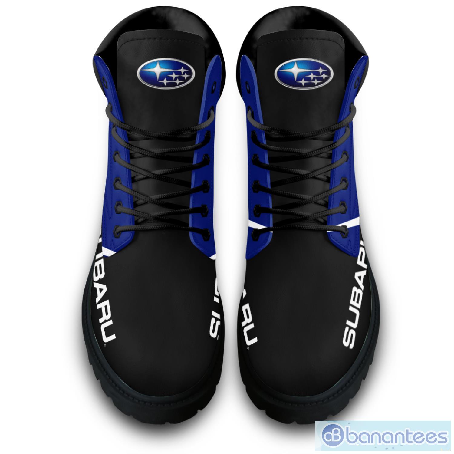 Subaru Personalized Name Boots Car Logo Shoes Sport Gift - Banantees