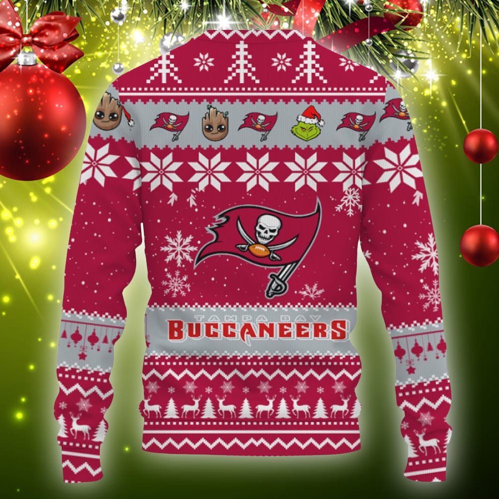 Tampa Bay Buccaneers Baby Groot And Grinch Best Friends Football ...