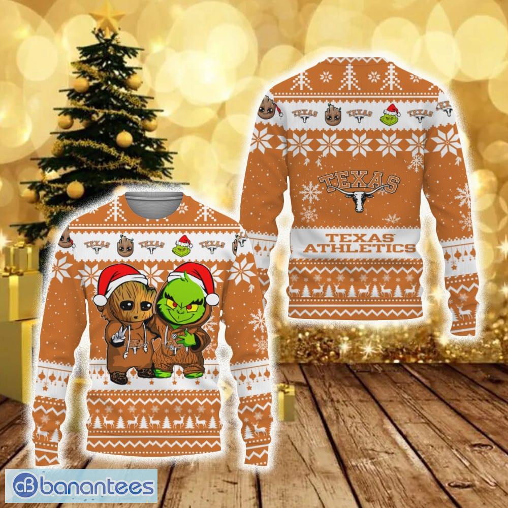 Texas Longhorns Baby Groot And Grinch Best Friends Football American ...