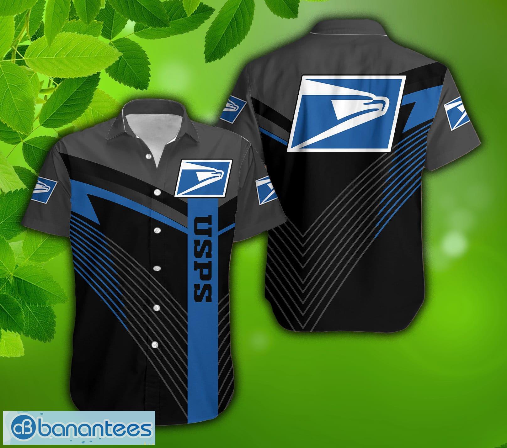 usps Logo New All Over Print Hawaiian Beach Shirt For Summer Tropical ...