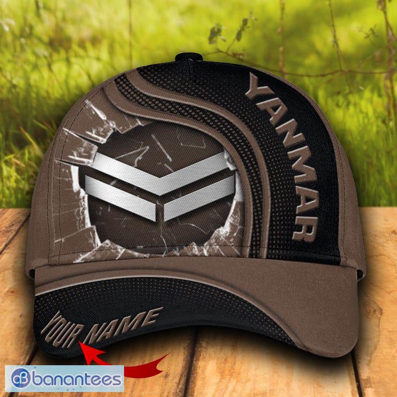 Yanmar Tractor Fanatics Personalized 3D Hat Cap Brown Mens Beach Gift ...