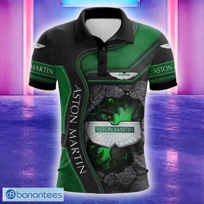 Car Racing Aston-Martin Logo Hidden Truck Leather Pattern Polo Car ...