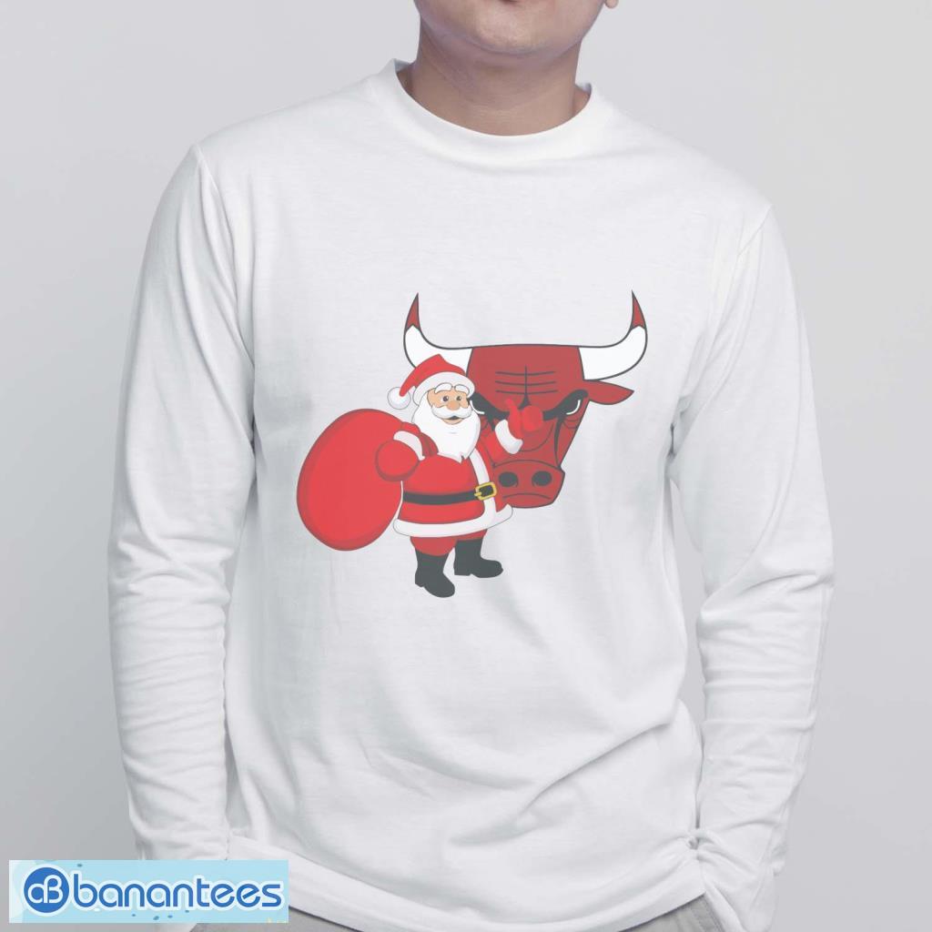 Chicago Bulls Santa Claus Logo Christmas Shirt - Banantees