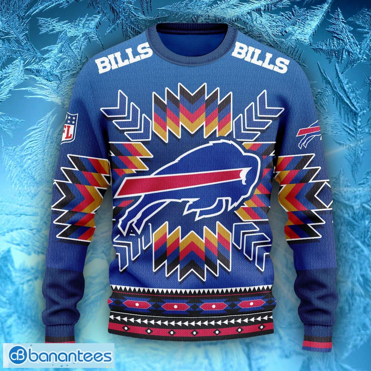 Custom Number And Name Buffalo Bills Arrow 2024 Pattern Ugly Christmas ...