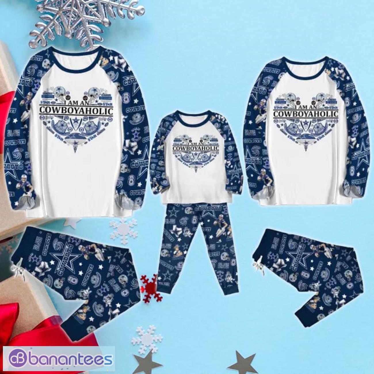 Dallas Cowboys I'm An CowboyAholic Limited Edition Pajamas Set - Banantees