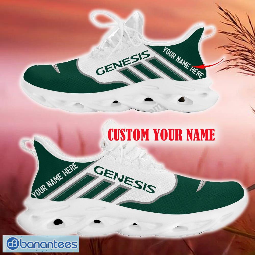 Genesis Green Car Logo Max Soul Sneakers For Fans Team Running Shoes ...