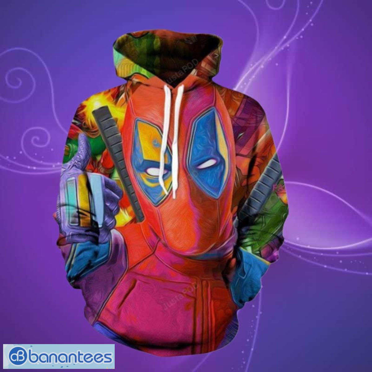 Marvel Deadpool Wade Winston Wilson 3D Hoodie Style Gift For Men And ...