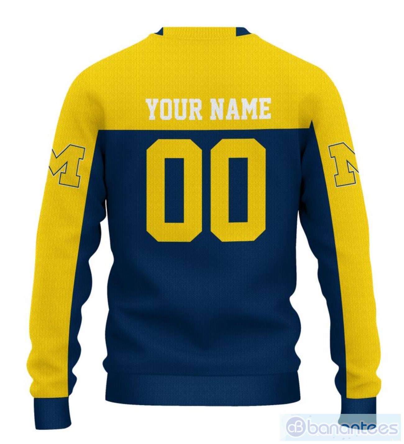 Michigan Wolverines Ugly Sweater Custom Number And Name Hot Design For ...