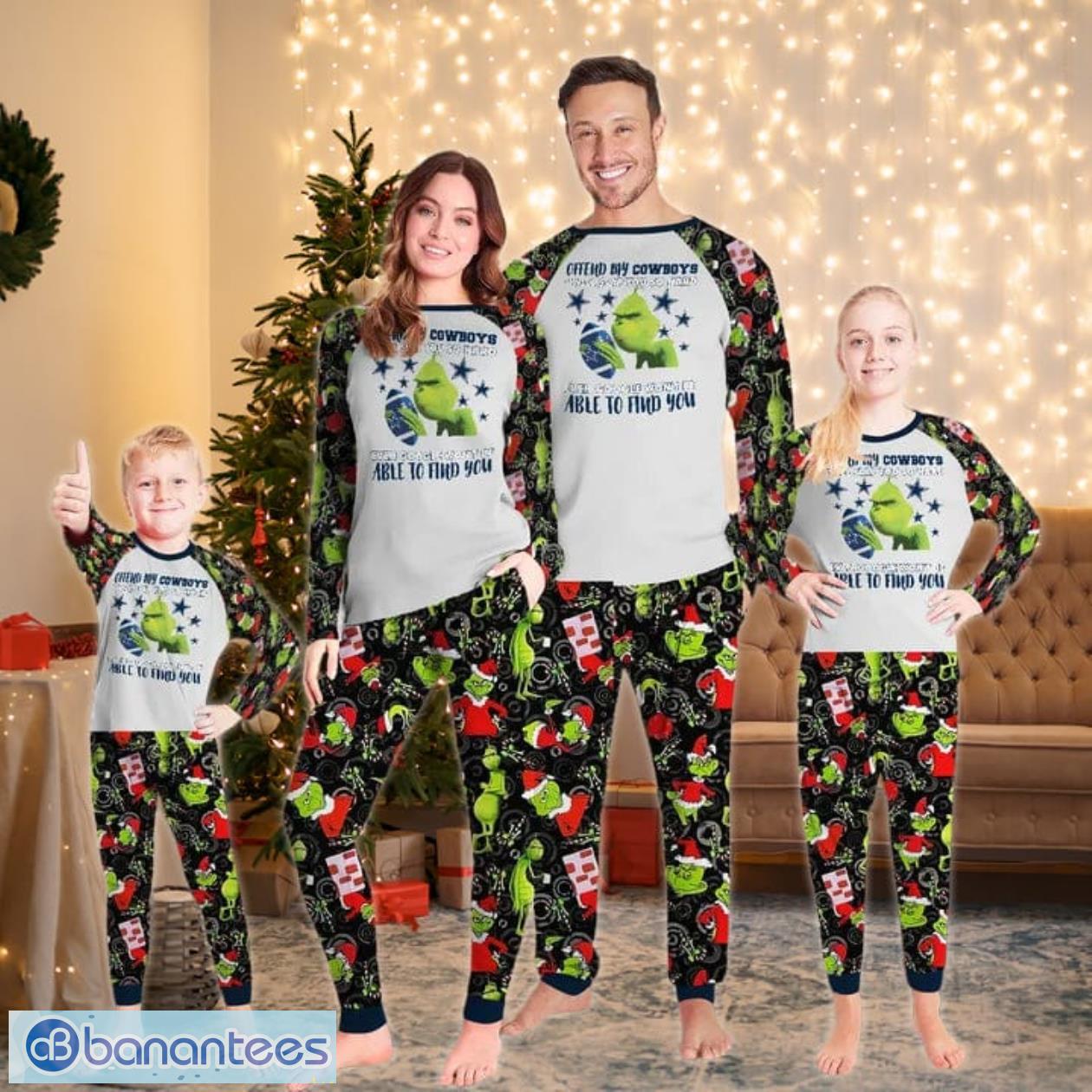 Offend My Dallas Cowboys I Will Slap You So Hard Grinch Pajamas Set ...