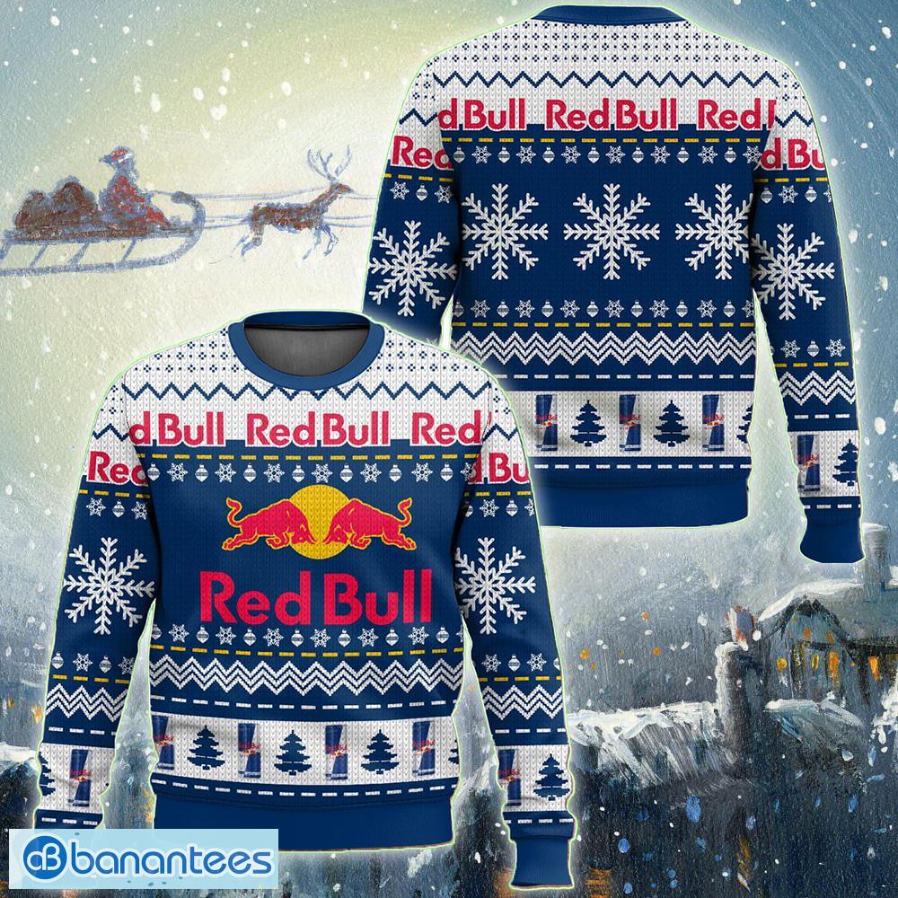 Red Bull Energy Drink New Ugly Christmas Sweater For Men And Women ...