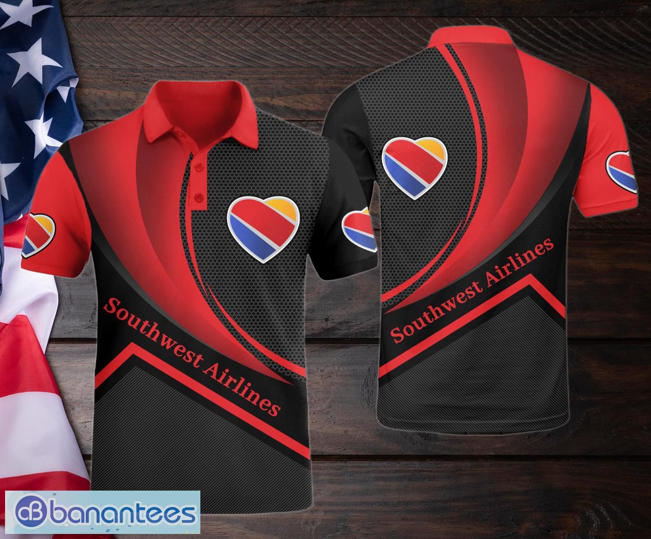 Southwest Airlines Polo Shirt New Design For Men Women - Banantees