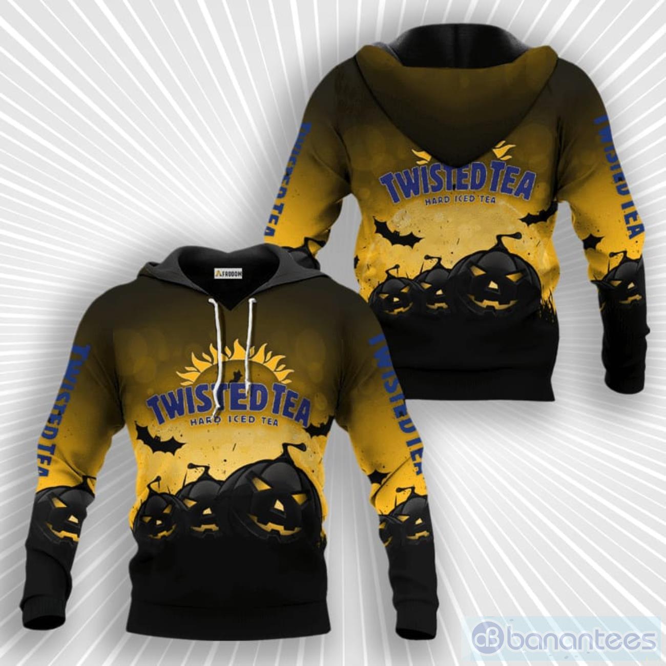 Twisted Tea Halloween Night Pumpkin 3D Hoodie - Banantees