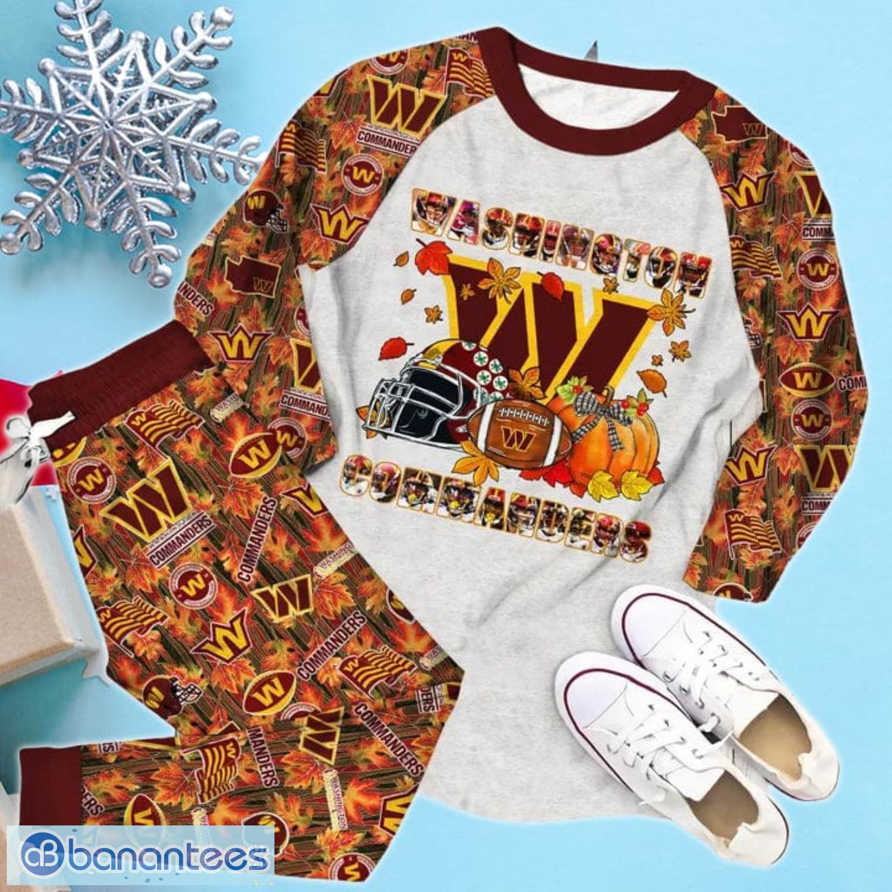 Washington Commanders Fall Limited Edition Pajamas Set - Banantees