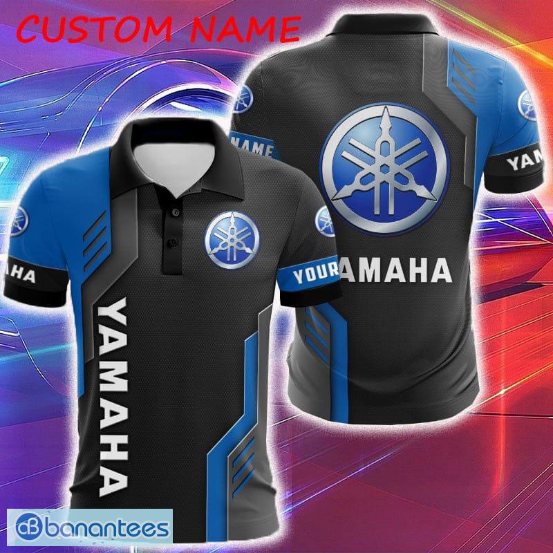 Yamaha Logo Motorcycle Polka Dot Patterns Personalized Golf Polo Shirt ...