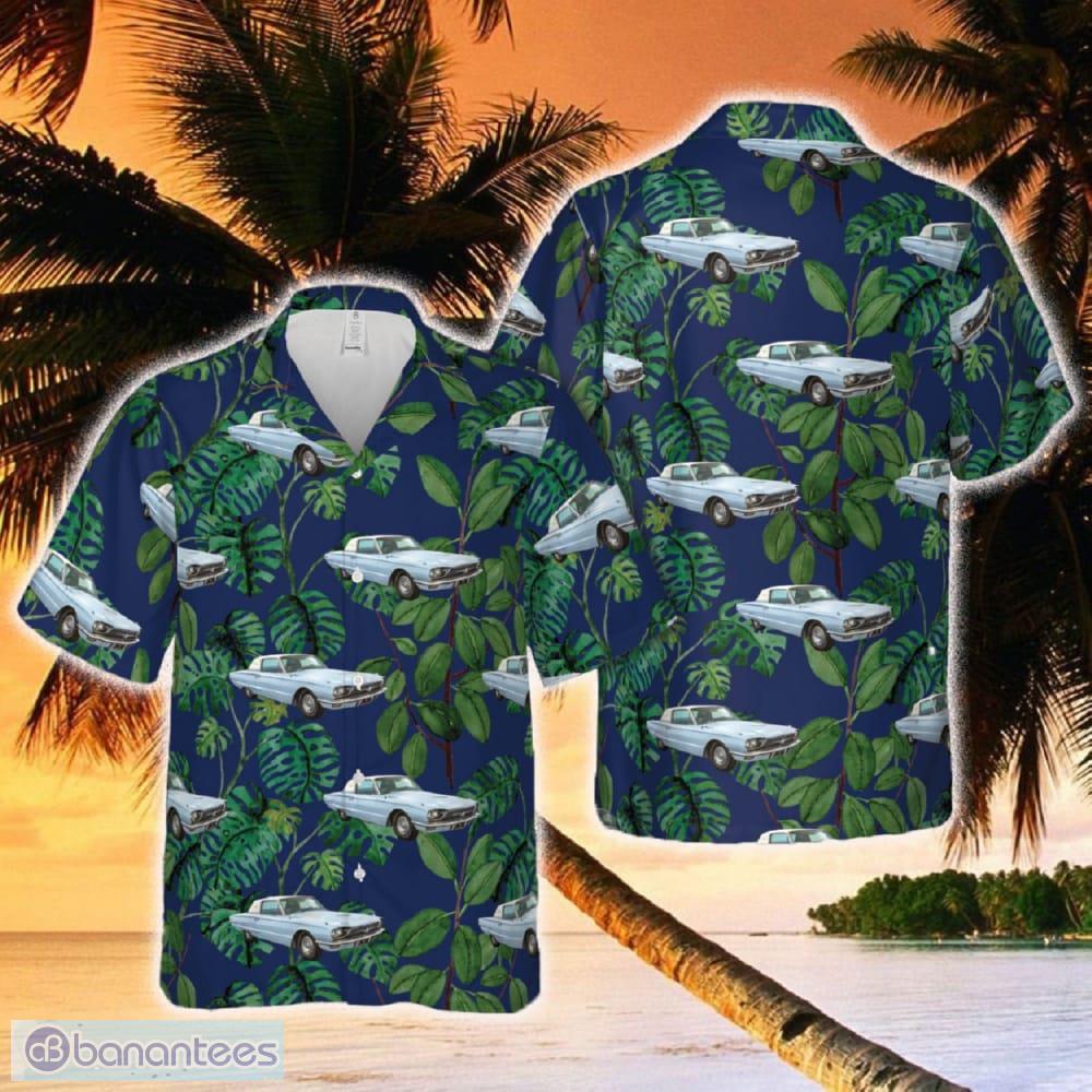 1966 Ford Thunderbird Light Blue Hawaiian Shirt Men And Women Aloha ...