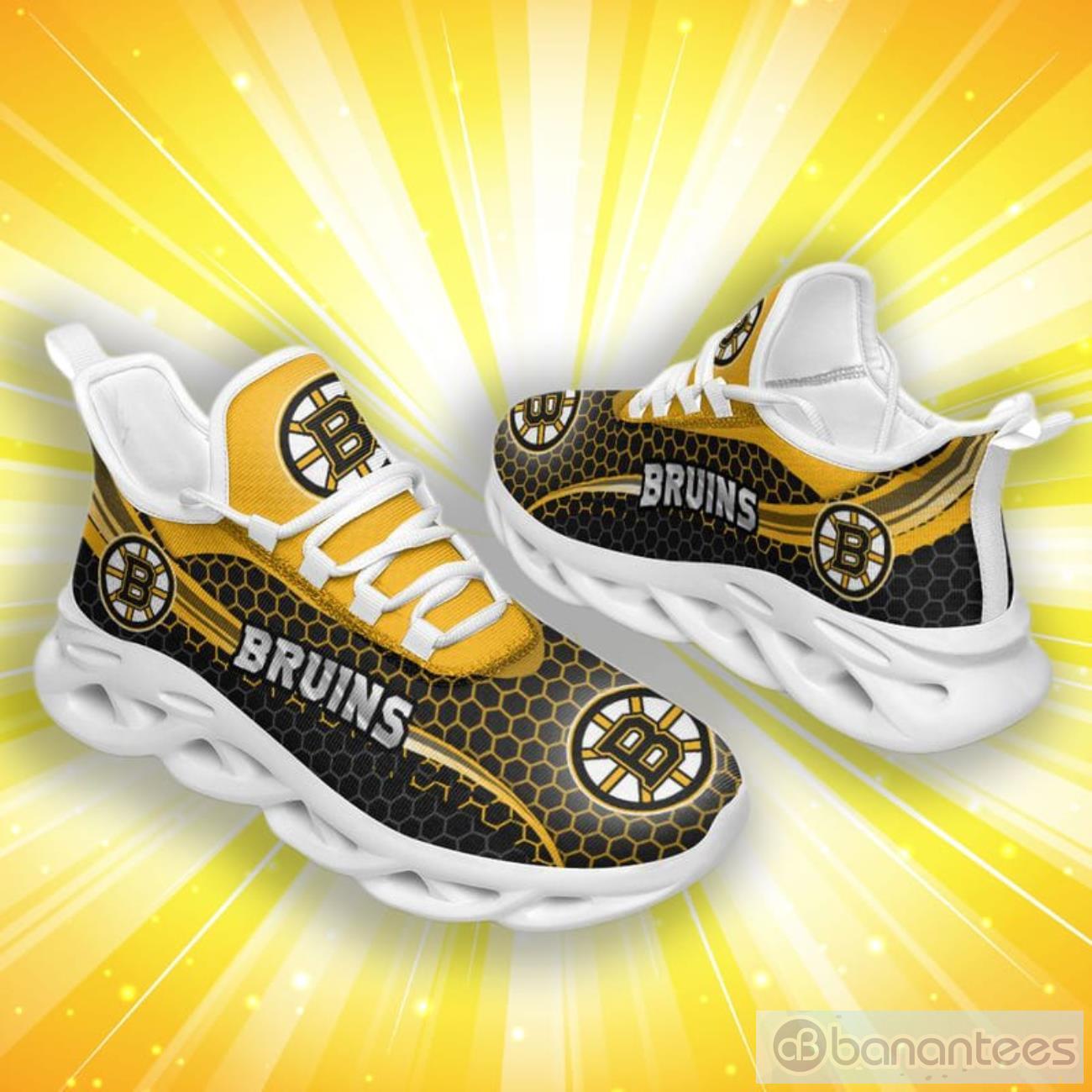 Boston Bruins Honeycomb Pattern Max Soul Shoes Special Style For Fans ...
