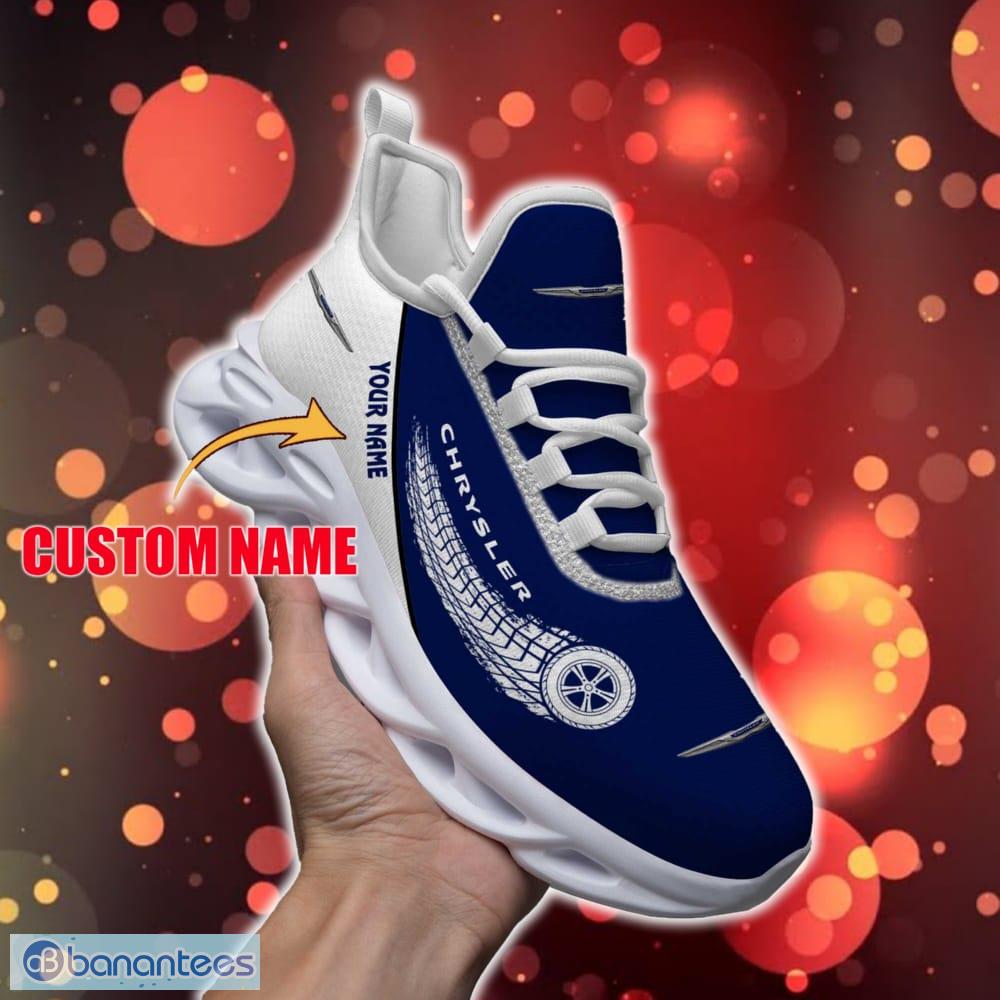 Custom Name Chrysler Car Shoes Ideas Running Sneakers Logo Car Max Soul ...