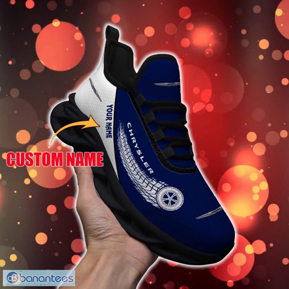 Custom Name Chrysler Car Shoes Ideas Running Sneakers Logo Car Max Soul ...