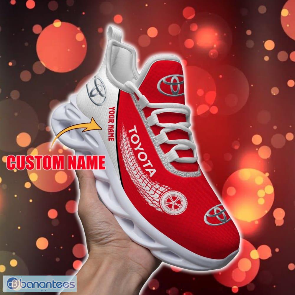 Custom Name Toyota Car Shoes Ideas Running Sneakers Logo Car Max Soul ...