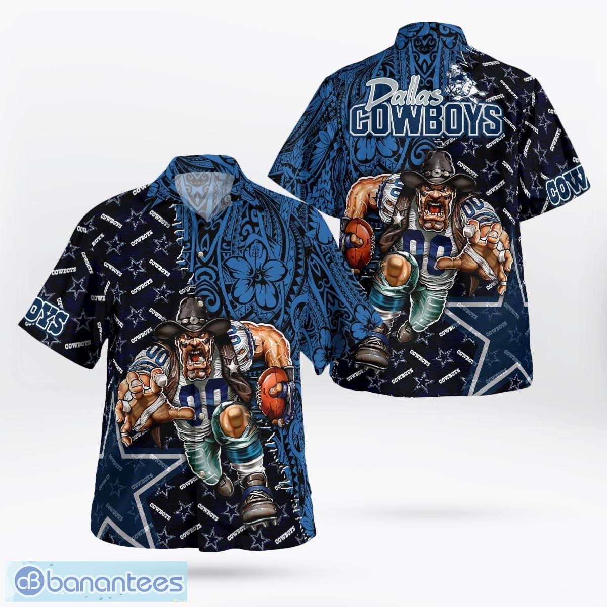 Dallas Cowboys Tribal Hawaiian Shirt And Short Combo Gift For Fans ...