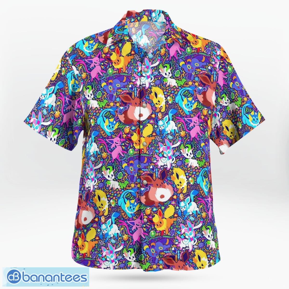 Evolution Pokemon Set Hawaiian Shirt And Short Gift Beach - Banantees