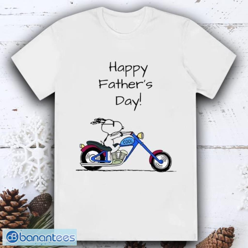 Happy Father’s Day Snoopy Joe Cool Dad Motorcycle Shirt - Banantees