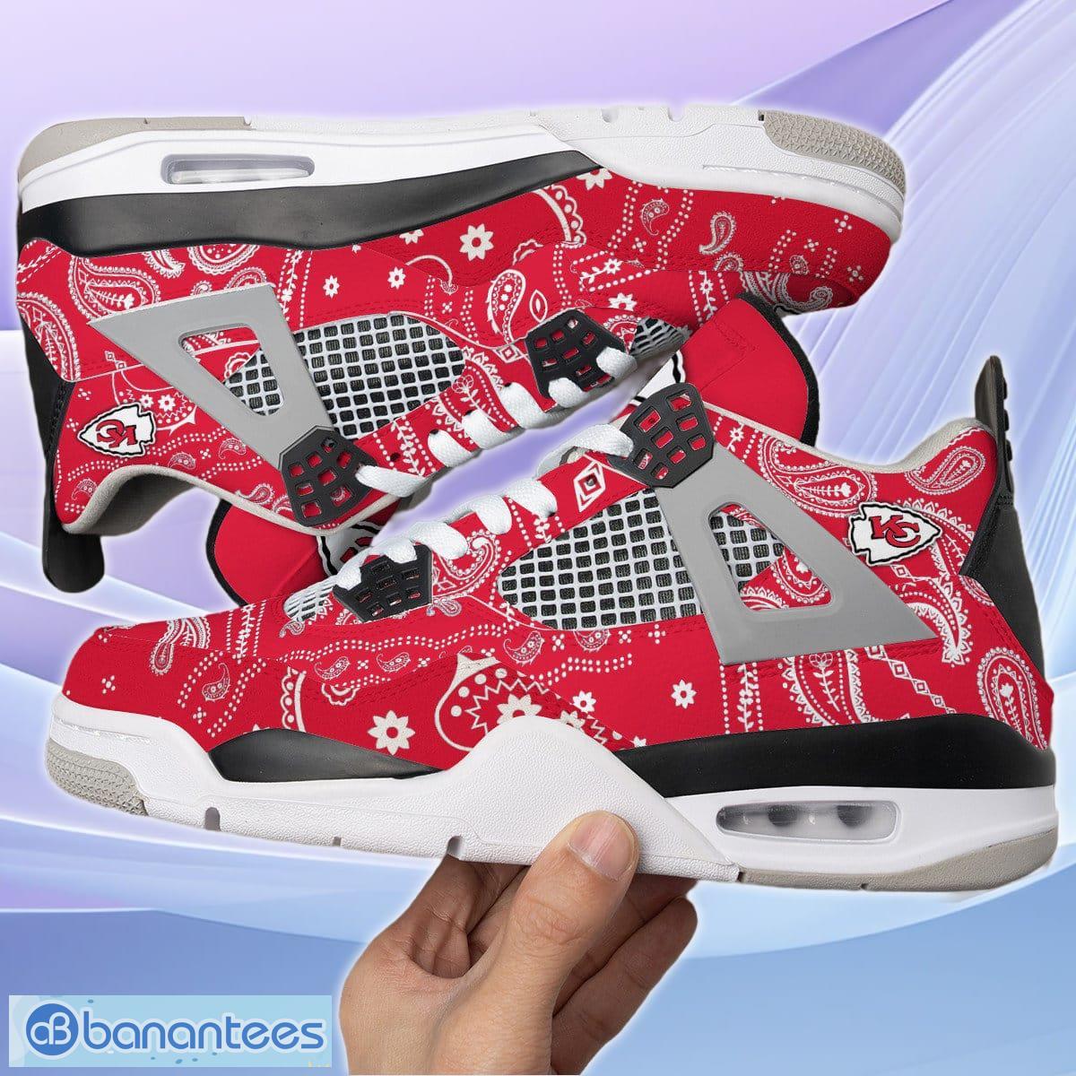 Kansas City Chiefs Air Jordan 4 Shoes Best Gift - Banantees