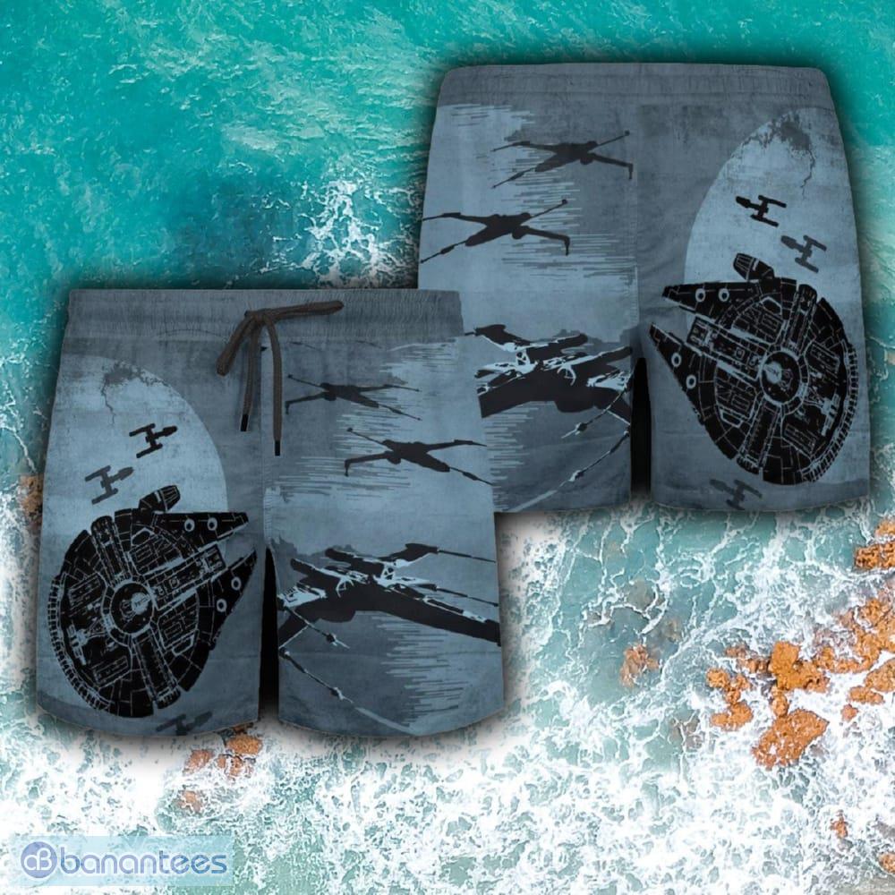 Millennium Falcon Star Wars Exotic Aloha Hawaiian Shirt And Short Combo ...