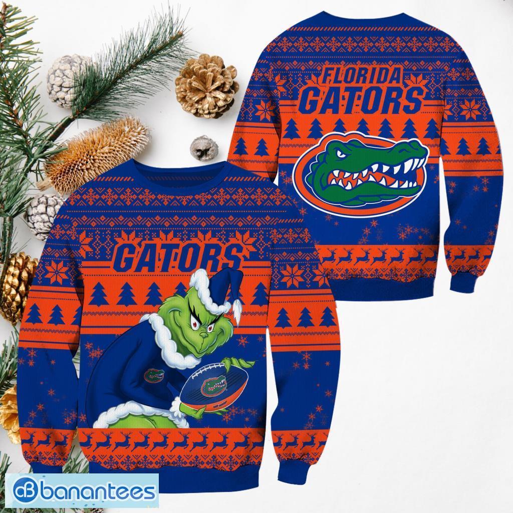 NCAA Florida Gators Grinch Ugly Sweater Christmas 3D For Men And Women ...