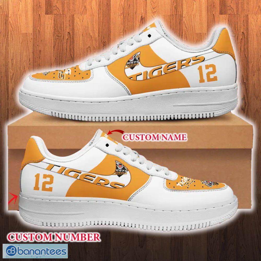 NRL Wests Tigers Air Force Sneakers Custom Number And Name For Fans AF1 ...