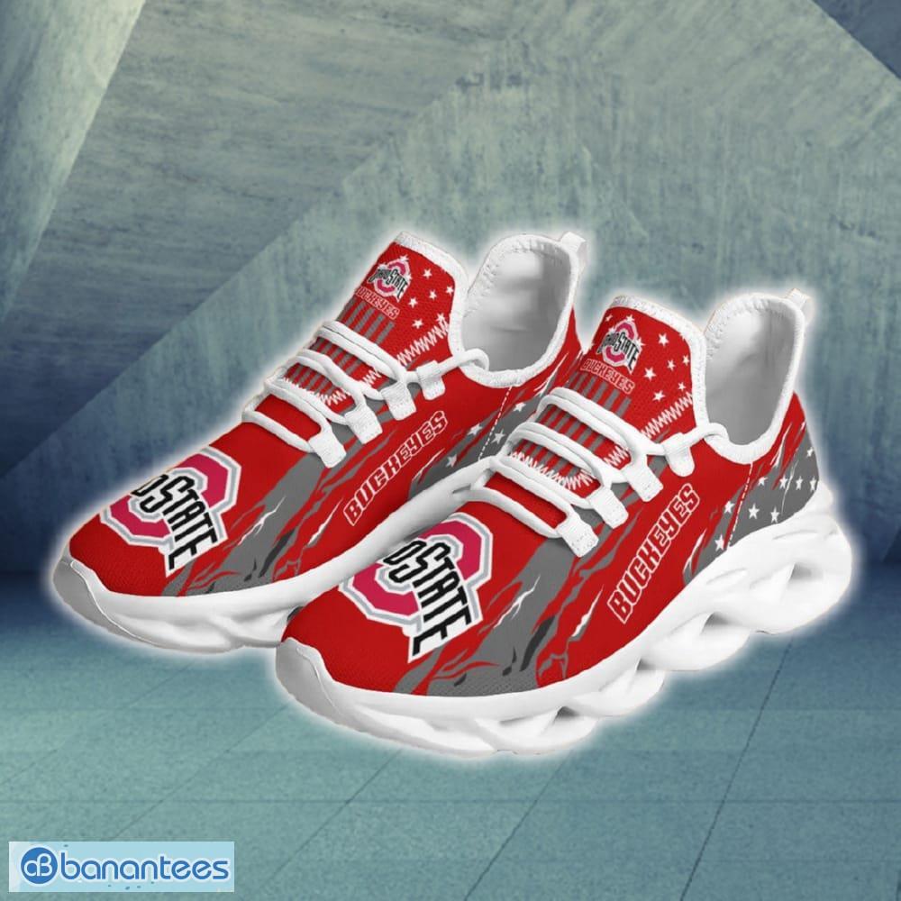 Ohio State Buckeyes Stars and Stripes Max Soul Shoes Emblem Gift Fans ...