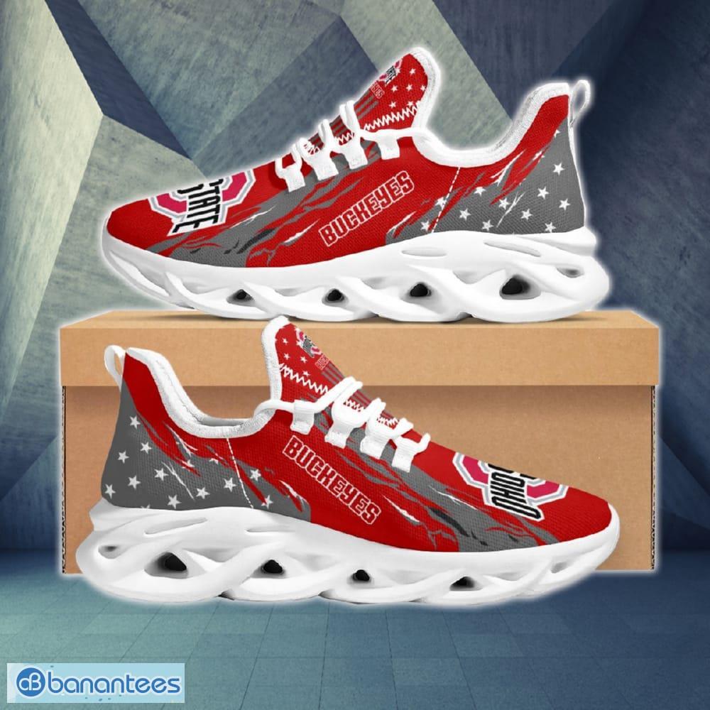 Ohio State Buckeyes Stars and Stripes Max Soul Shoes Emblem Gift Fans ...