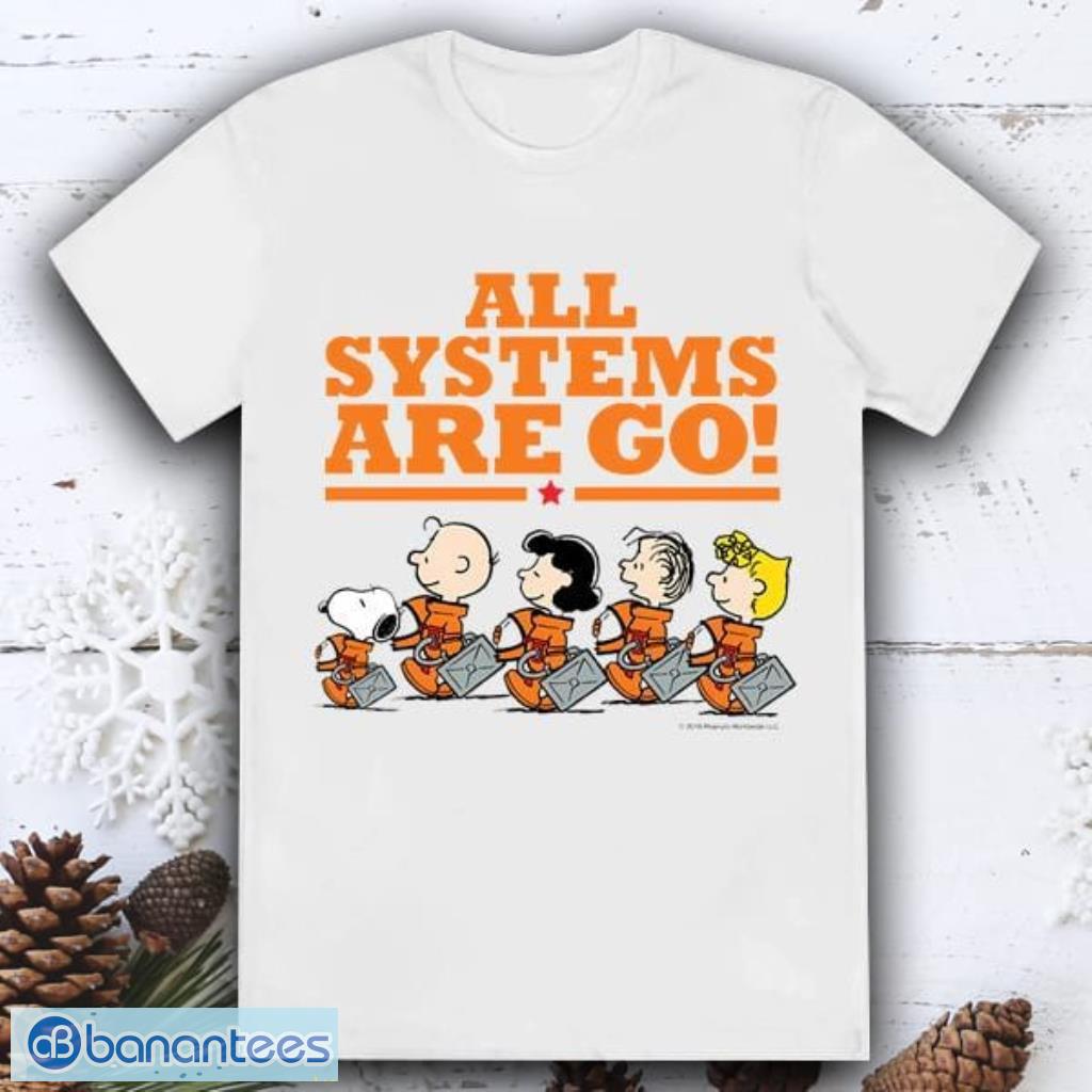 Peanuts NASA All Systems Are Go Snoopy T-Shirt - Banantees