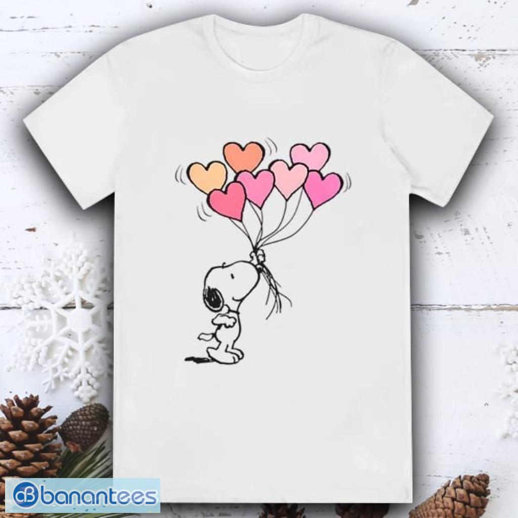 Peanuts Snoopy Heart Balloon Shirt - Banantees
