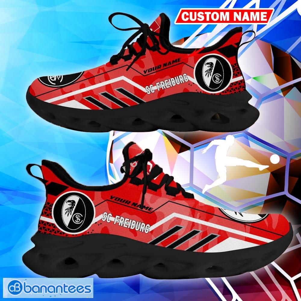 Personalized SC Freiburg Logo Sport Shoes Red Camo Max Soul Shoes ...