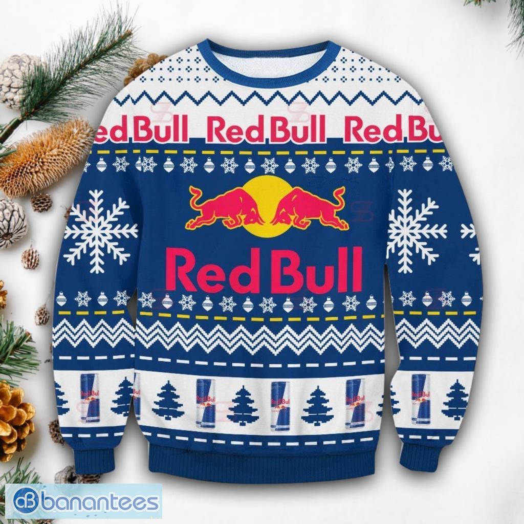 Red Bull Energy Christmas Ugly Sweater 3D Printed Gift Christmas ...
