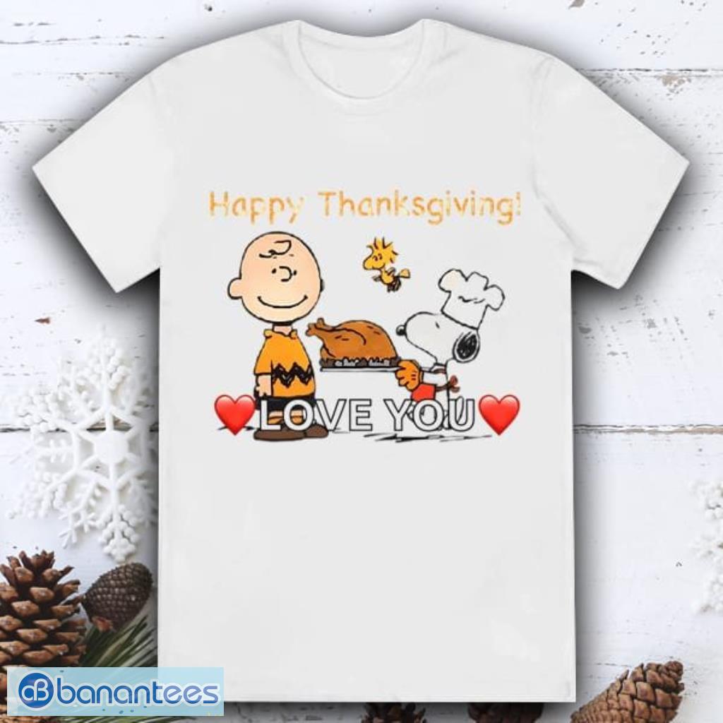 Snoopy And Charlie Brown Thanksgiving Chicken Peanut Snoopy Shirt ...