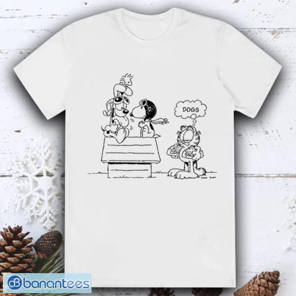 Snoopy And Garfield x Odie Shirt - Banantees