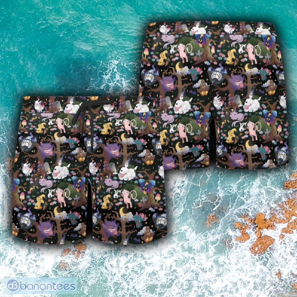 Spooky Cottagecore Pokemon Seamless Traditional Brand AOP Hawaiian ...