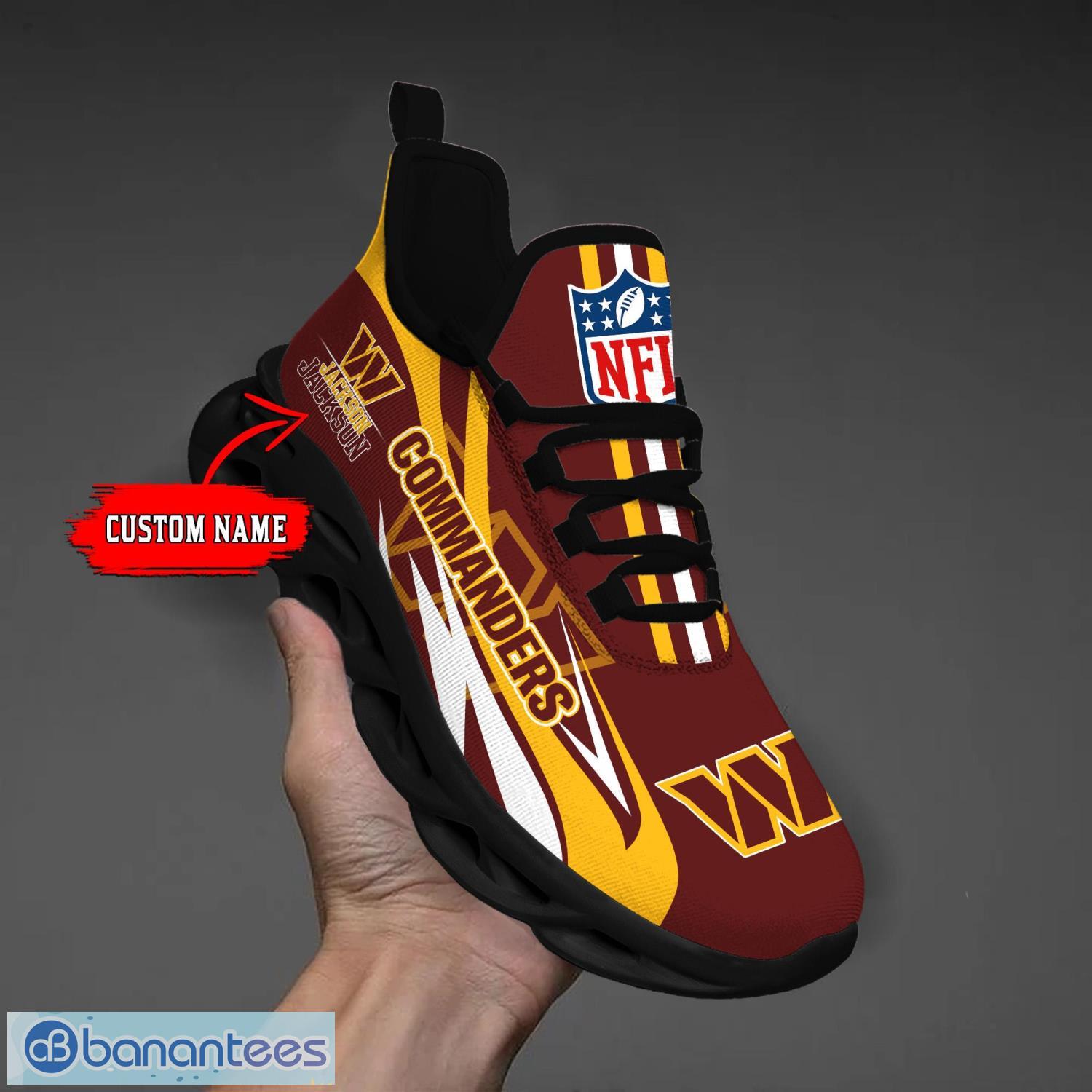 Washington Commanders Personalized Name Max Soul Shoes New Design For ...