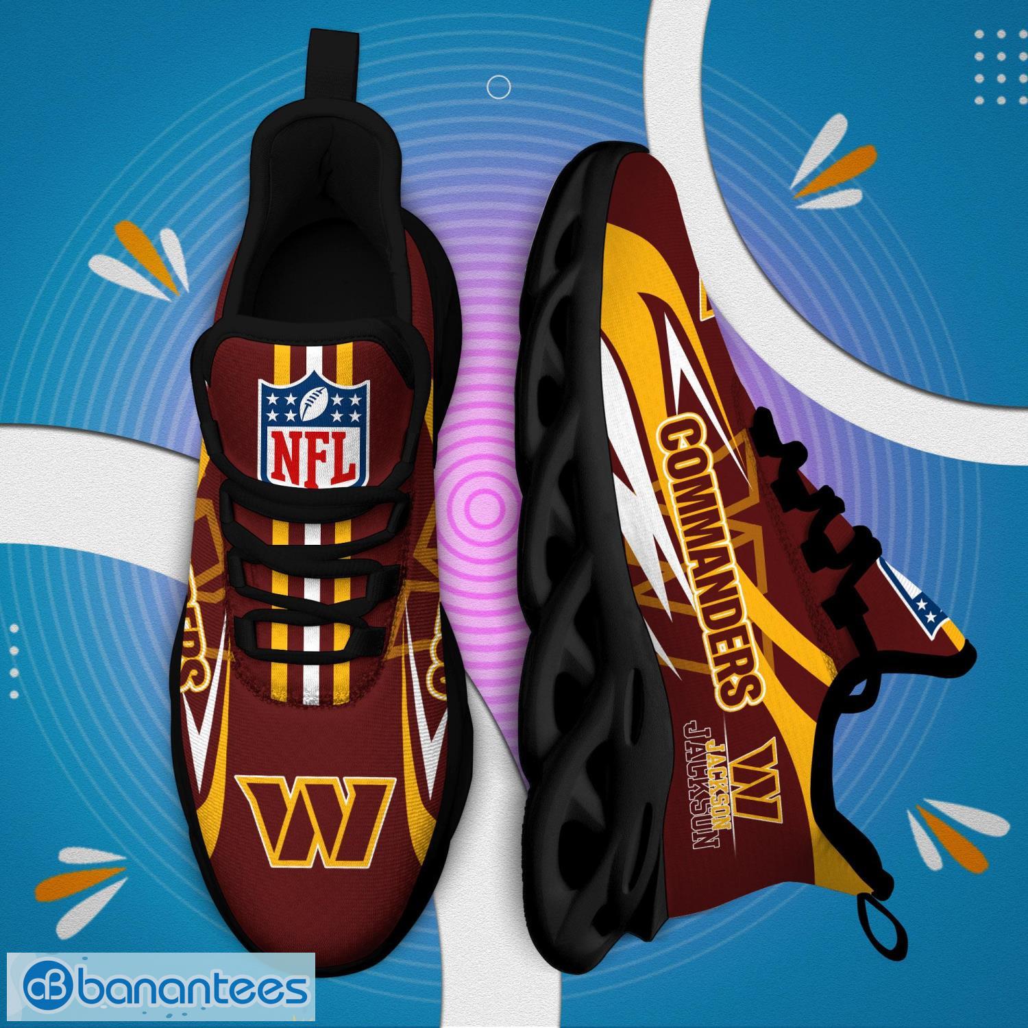Washington Commanders Personalized Name Max Soul Shoes New Design For ...
