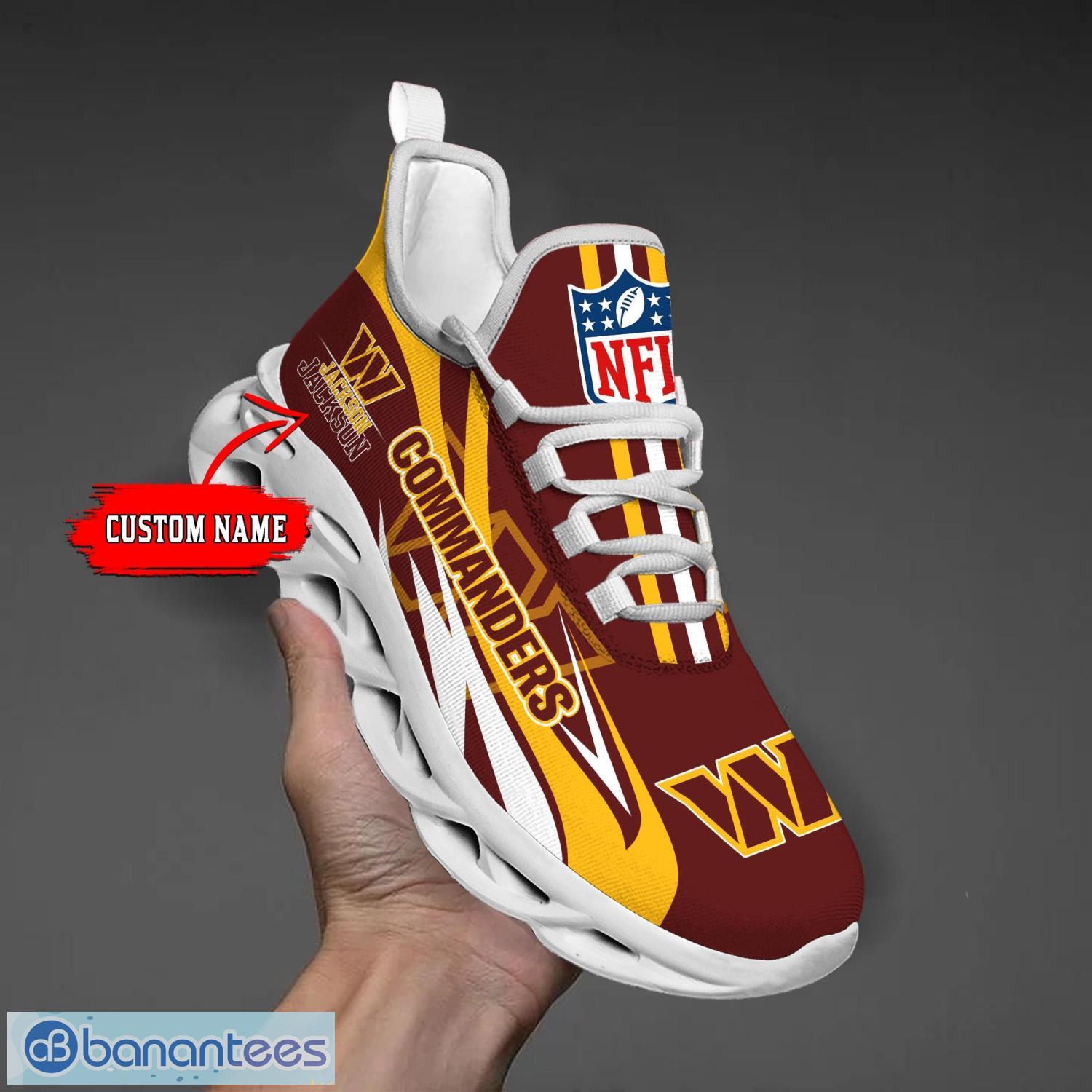 Washington Commanders Personalized Name Max Soul Shoes New Design For ...