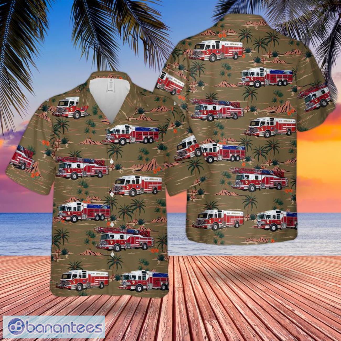 Wasilla, Alaska, Central Mat-Su Fire Department Hawaiian Shirt Beach ...