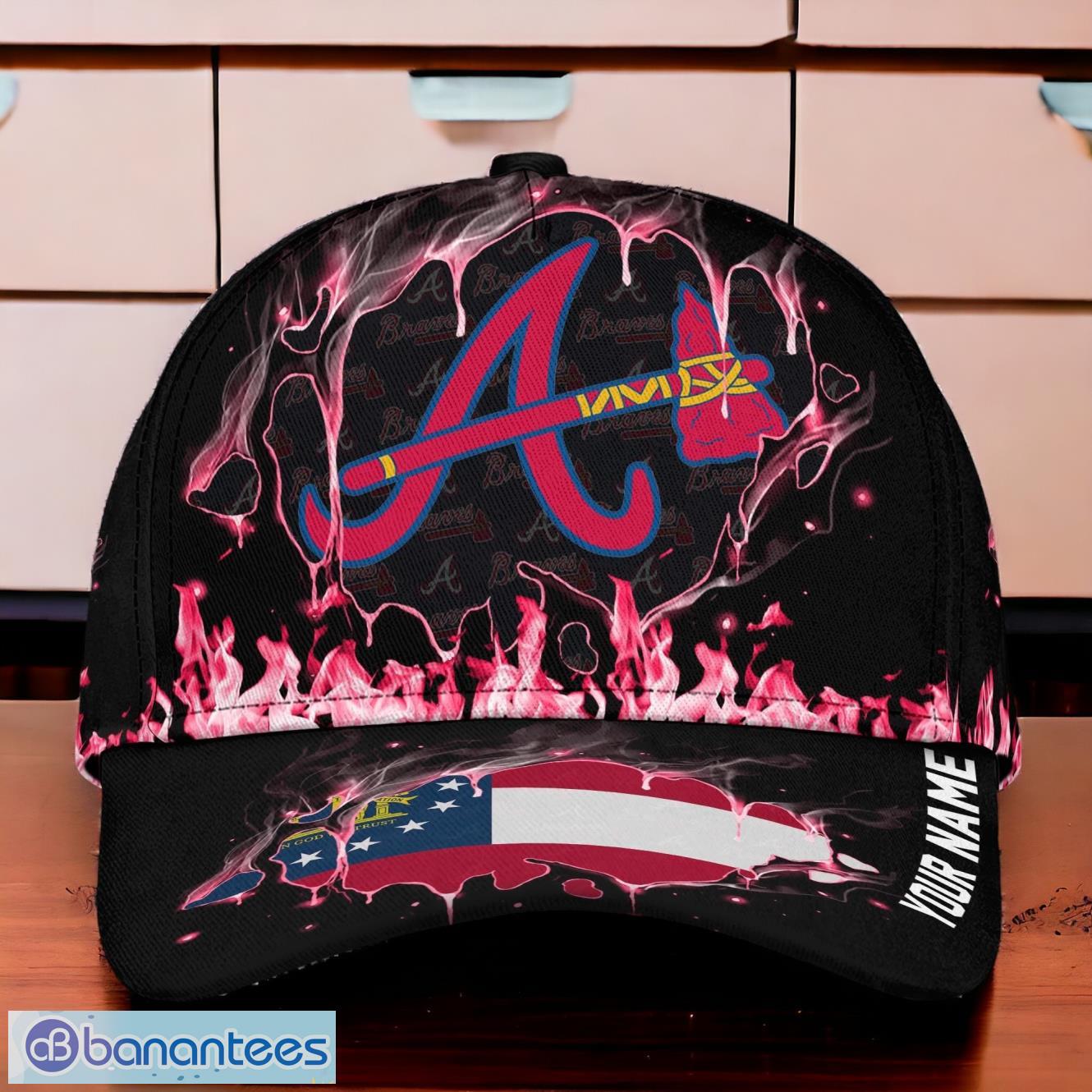 Atlanta Braves 3D Exclusive Design Cap with Custom Name - Banantees