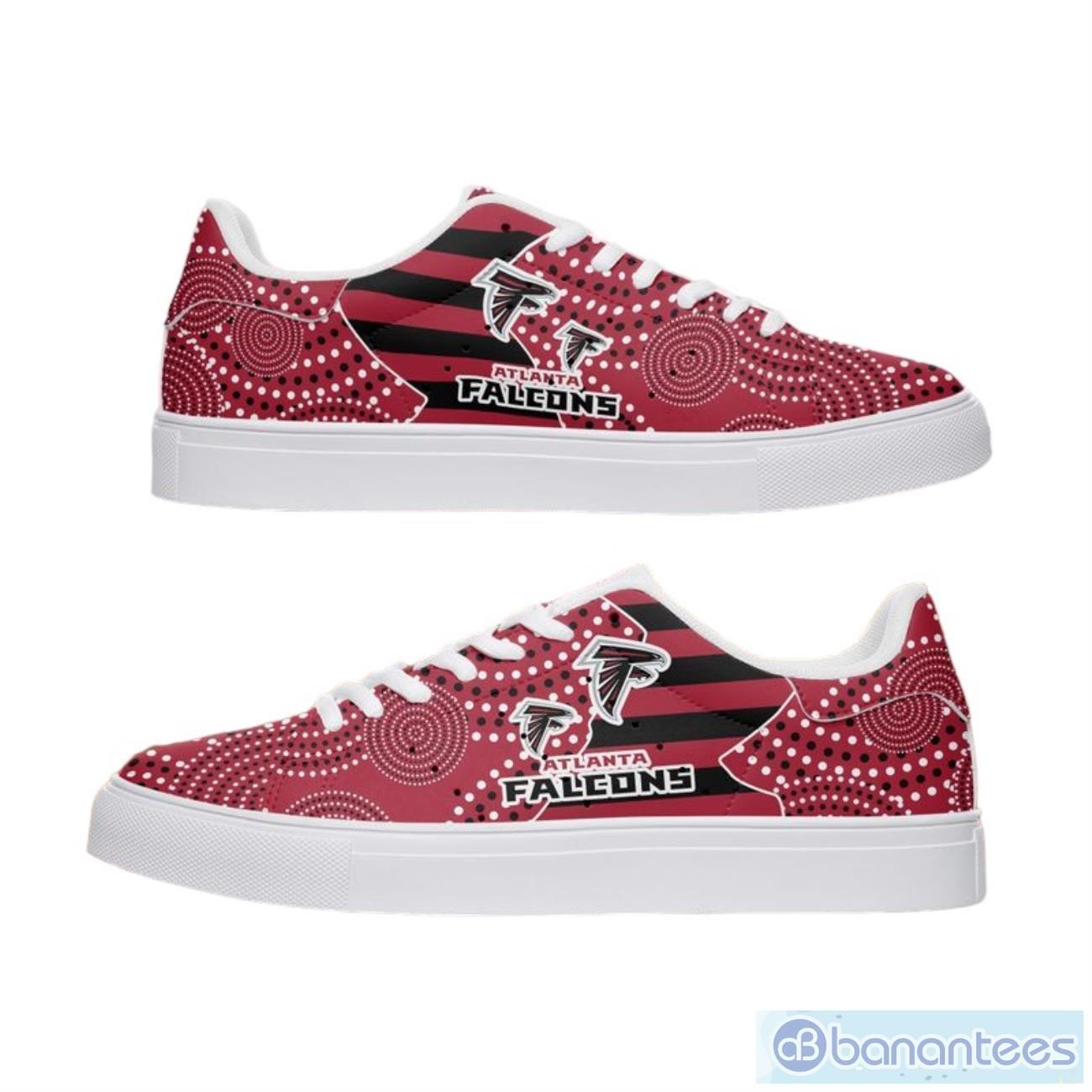 Atlanta Falcons Aboriginal Pattern Skate Shoes - Banantees