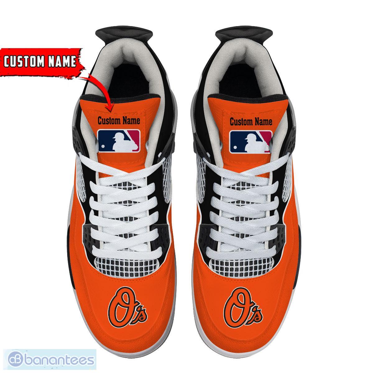 Baltimore Orioles Personalized Air Jordan 4 sneakers Influence For Men ...