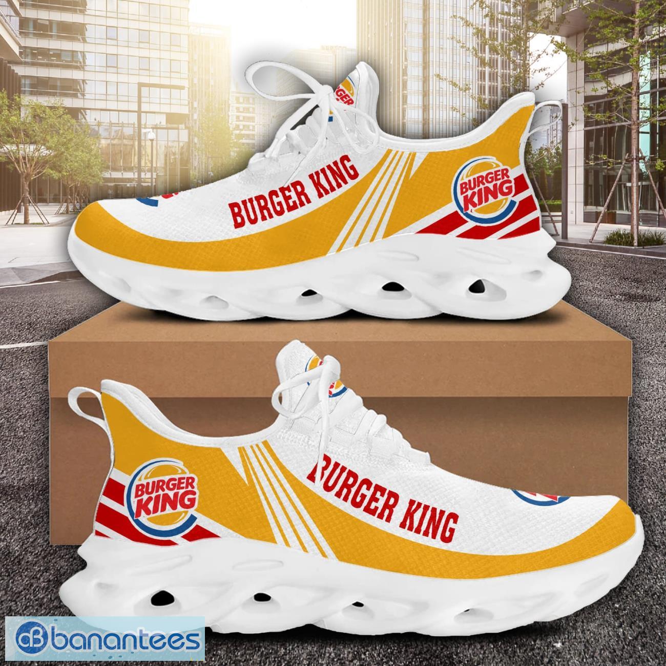 Burger King Max Soul Shoes 3D Printed Causual Running Sneakers - Banantees