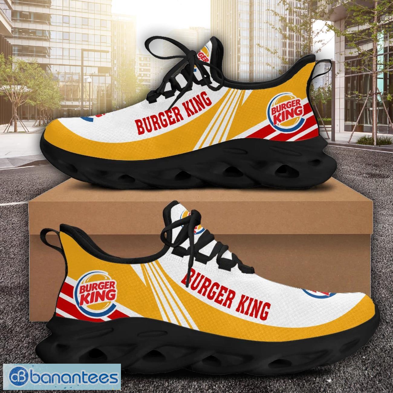 Burger King Max Soul Shoes 3D Printed Causual Running Sneakers - Banantees