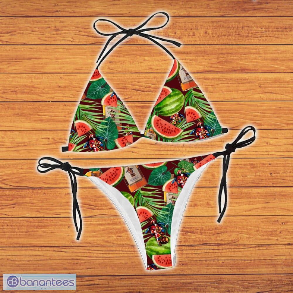 Captain Morgan Watermelon String Bikini Gift Women Beach Summer - Banantees