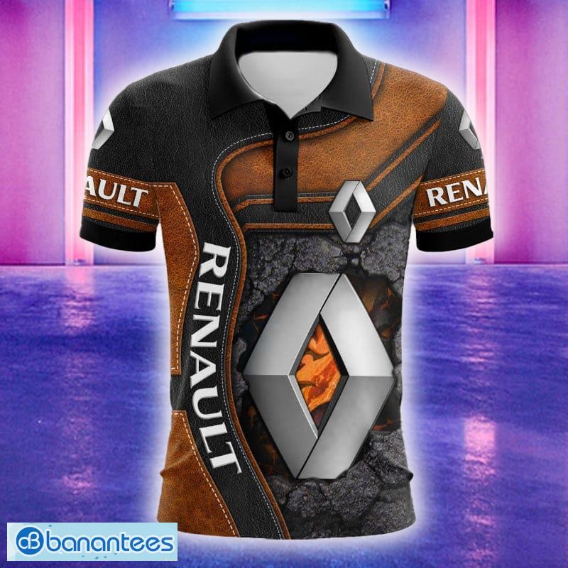 Car Racing Renault Logo Hidden Truck Leather Pattern Golf Polo Car ...